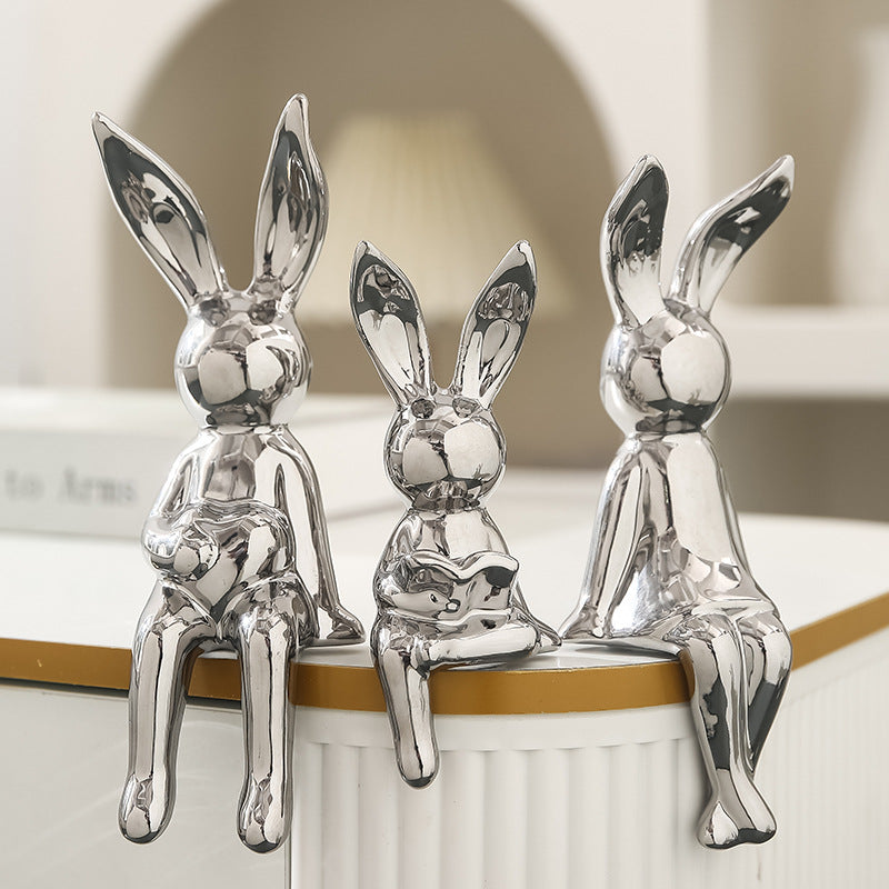 Shiny Rabbit Family Figurines – Dalebury