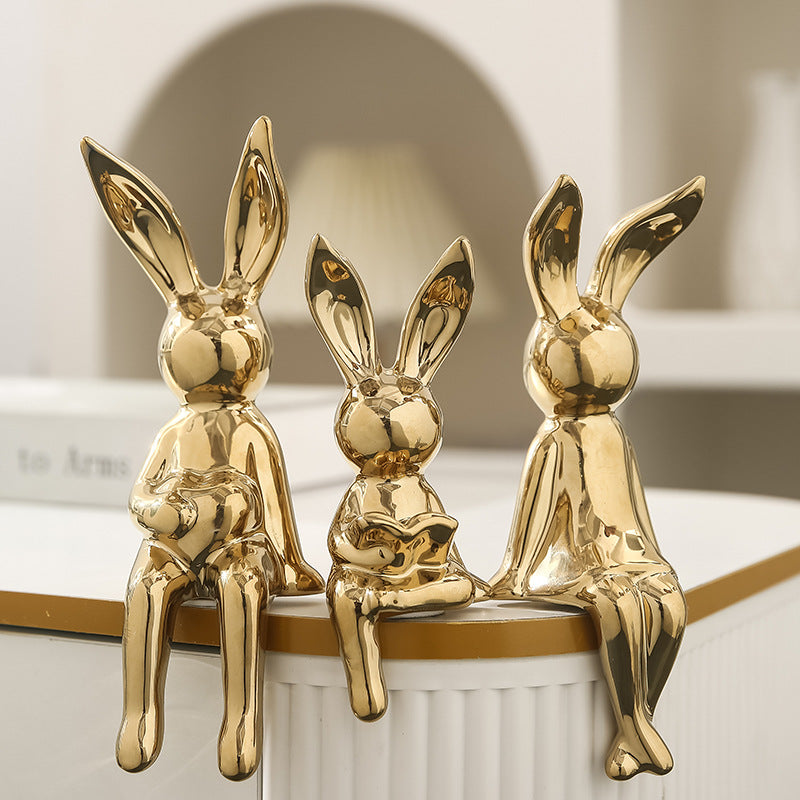 Shiny Rabbit Family Figurines – Dalebury