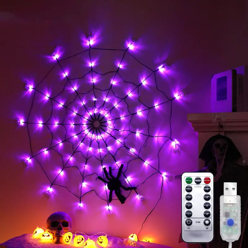 Arachnid Luminance - LED Spider Web – Dalebury